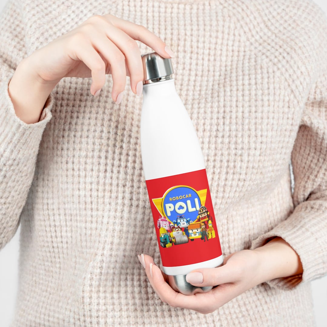 Robocar Poli Leak Proof Bottle, Kids Insulated Bottle Childrens Cartoon ...