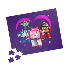 Robocar Poli Puzzle for Kids - Custom Children’s Gift - Etsy