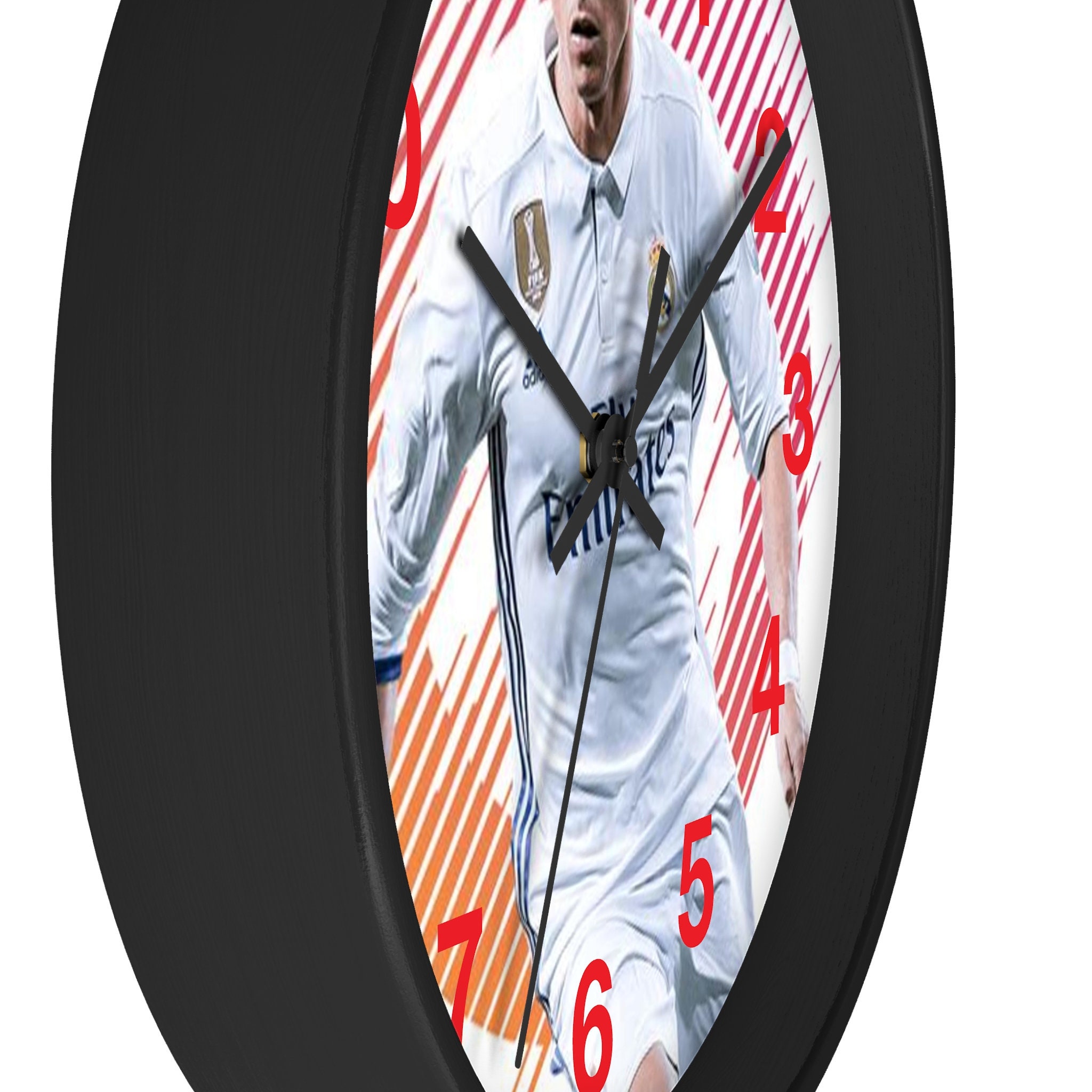 Wall Clock | Custom Clock | Soccer Wall Clock | Christiano Ronaldo Wall ...
