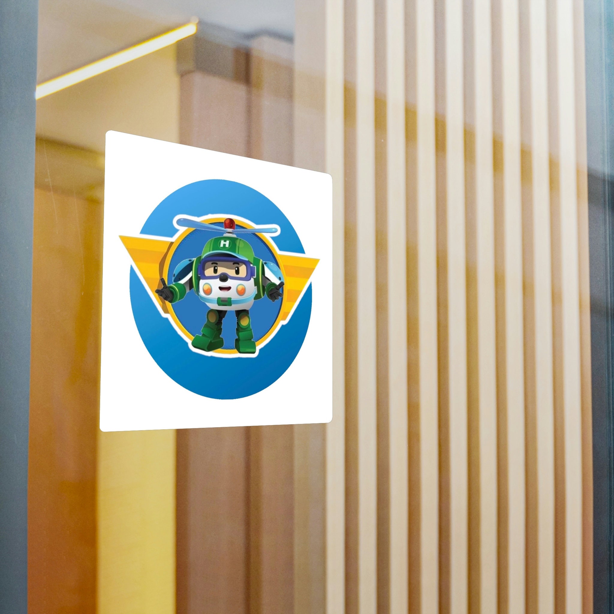 Kids Vinyl Decal | Kids Sticker | Robocar Poli Character Sticker ...