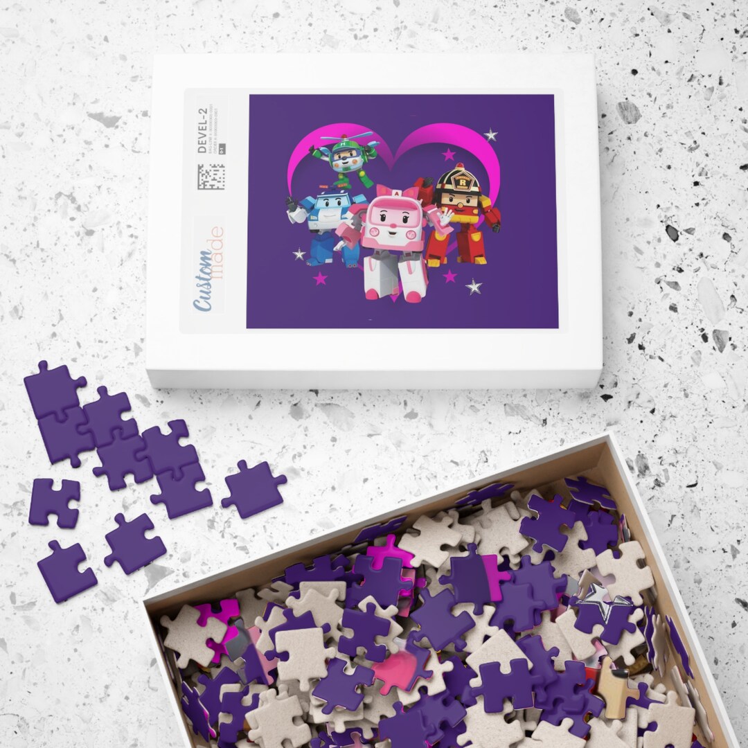Robocar Poli Puzzle for Kids - Custom Children’s Gift - Etsy
