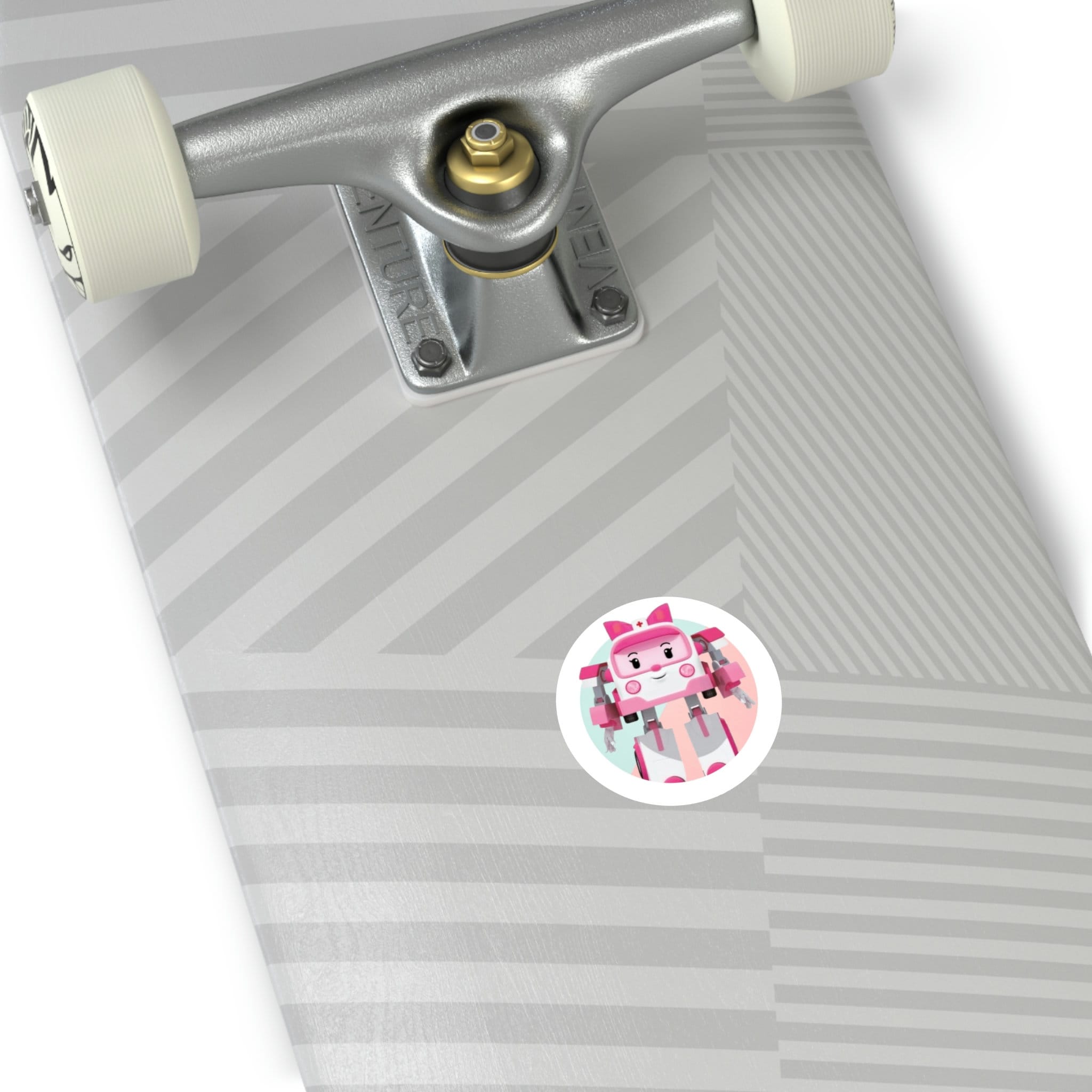 Round Robocar Poli Sticker | Kids Cartoon Character Sticker | Robocar ...