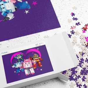 Robocar Poli Puzzle for Kids - Custom Children’s Gift - Etsy