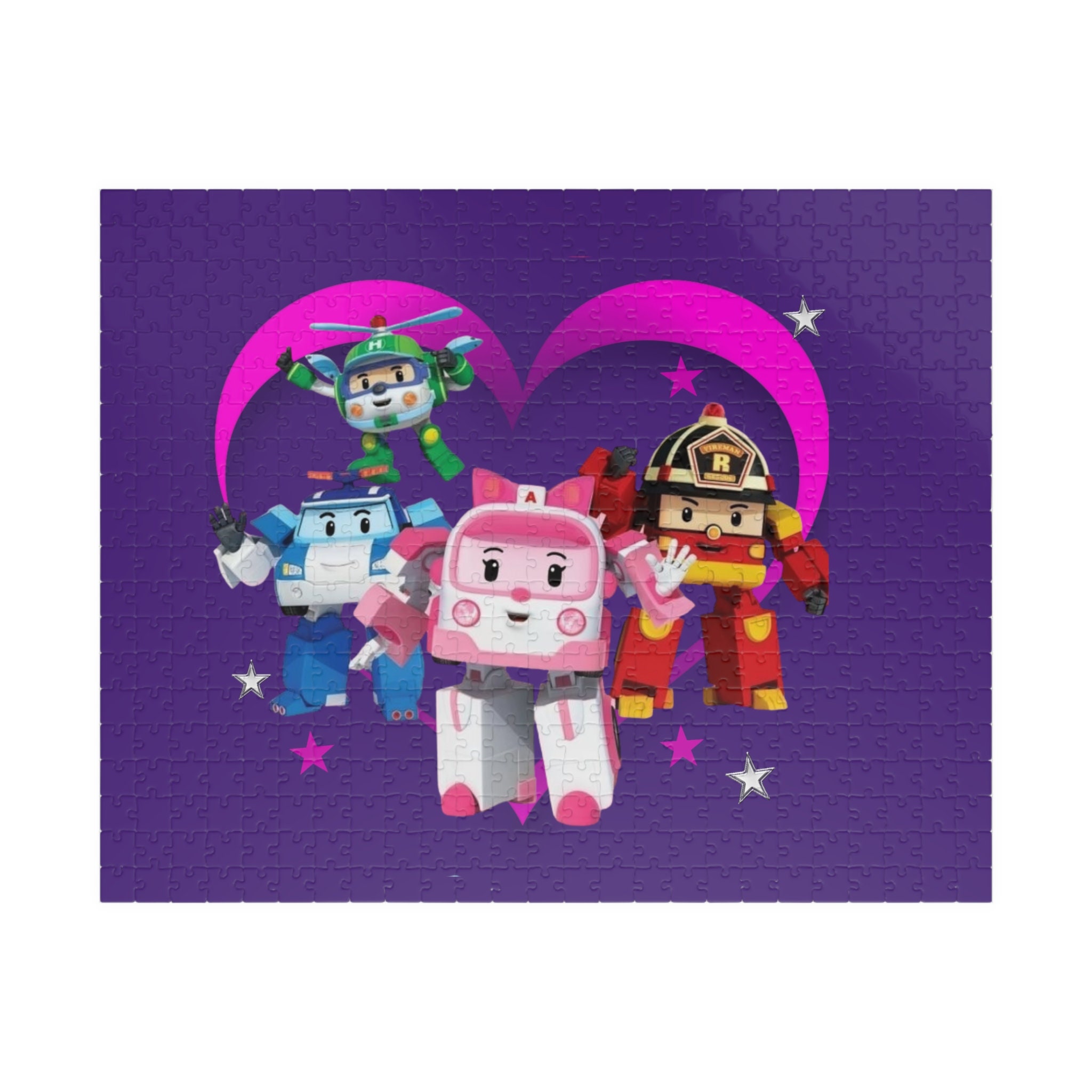 Robocar Poli Puzzle for Kids - Custom Children’s Gift - Etsy