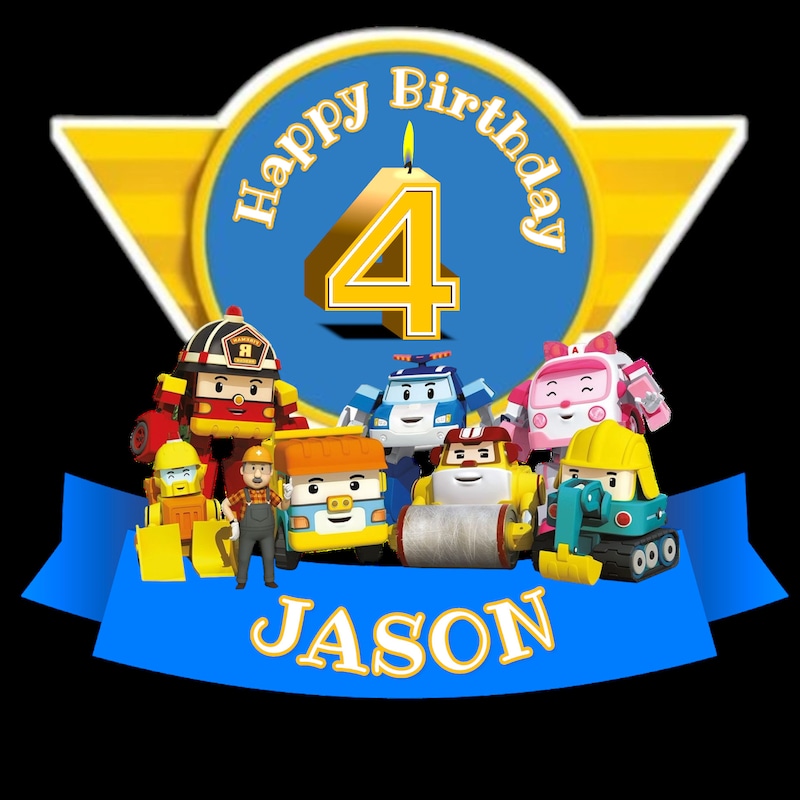 Robocar Poli Birthday - Etsy