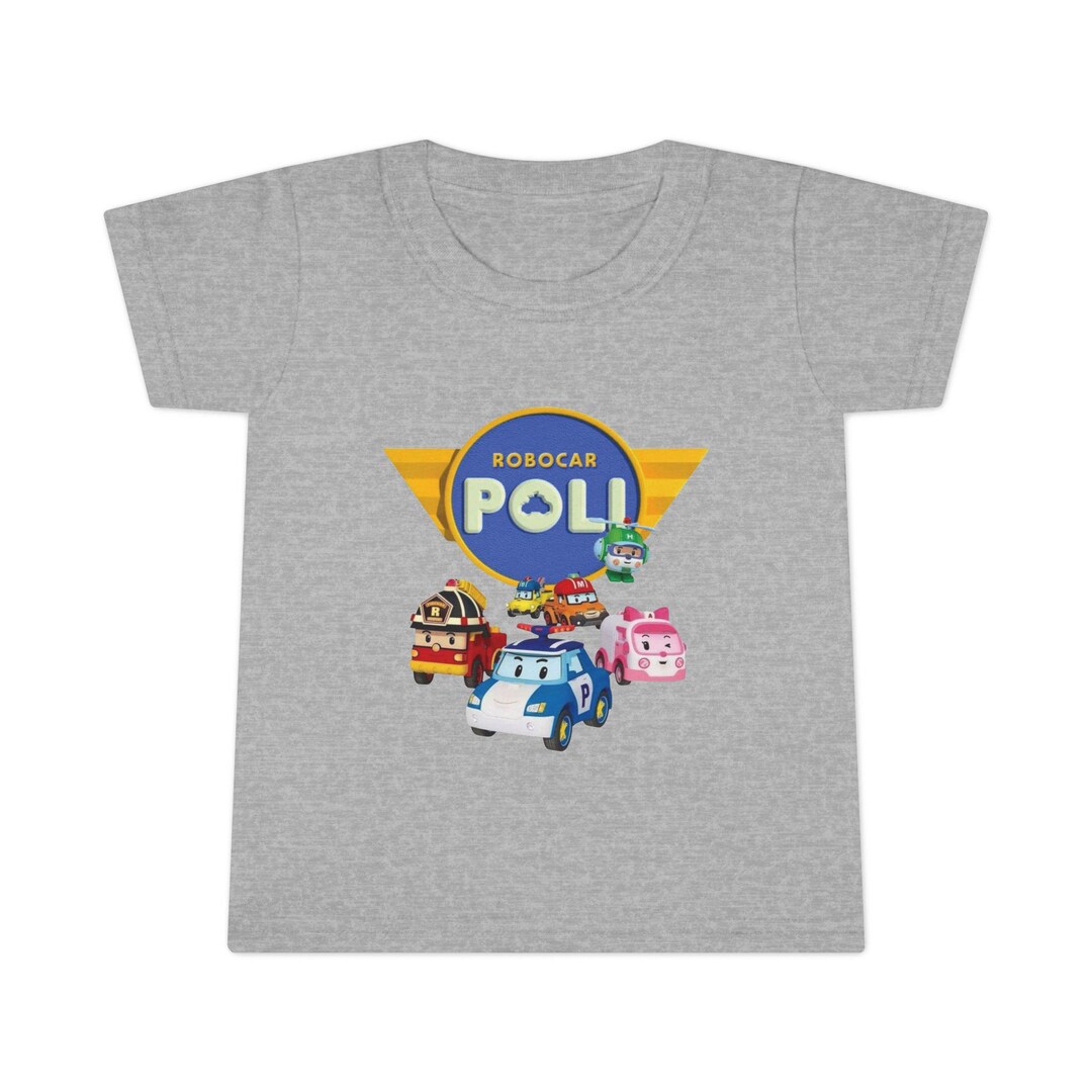 Robocar Poli Toddler T-shirt, Kids Graphic Tee, Birthday Gift - Etsy