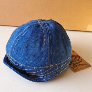 Baird Jeans Denim Hat Welding Cap Blue Raw Denim Fitted Military ...