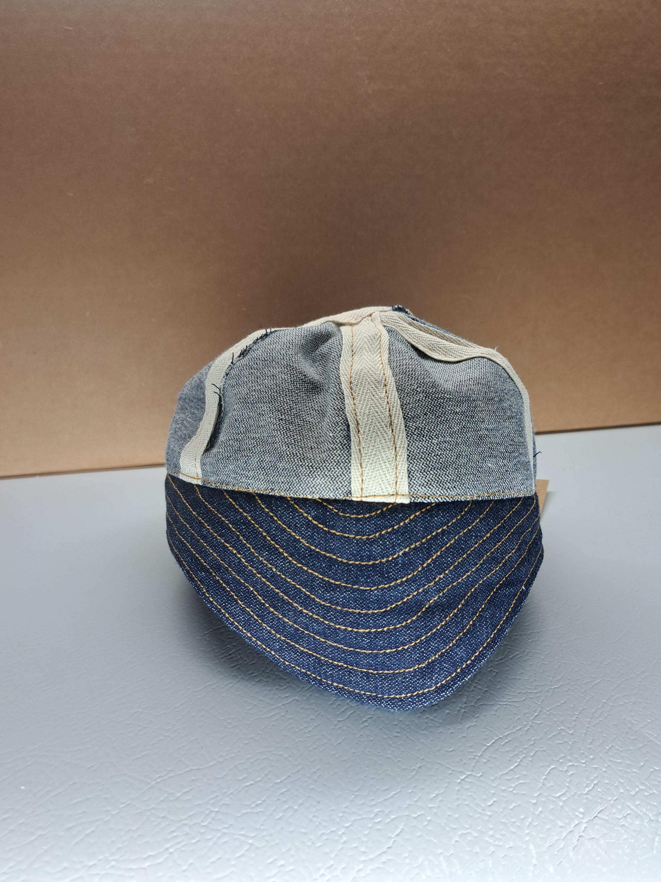 Baird Jeans Inside-out Denim Hat Welding Cap Blue Raw Denim Fitted ...