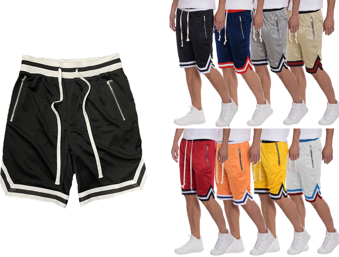 Branded Premium Mesh Athletic Shorts, Premium Mesh Basketball Fitness ...