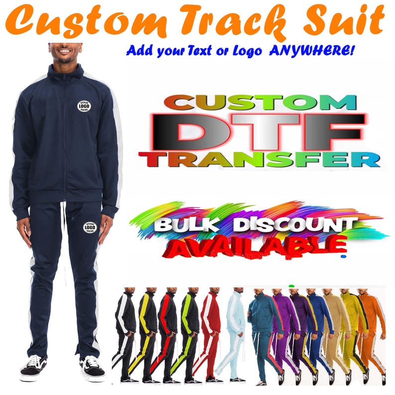 Custom Tracksuit | Personalized Embroidery Tracksuit | Monogram Track ...