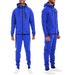 Unisex Royal Blue Dynamic Tech Track Suit Zip up Jacket and Jogger - Etsy