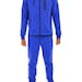 Unisex Royal Blue Dynamic Tech Track Suit Zip up Jacket and Jogger - Etsy