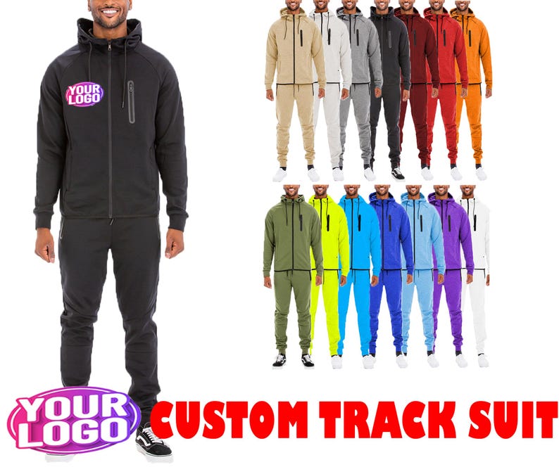 Custom Tracksuit | Personalized DTF Print Tech Tracksuit | Custom ...