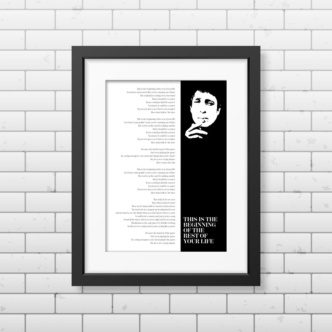Gerry Cinnamon Song Lyrics Printable Download Song Lyrics Digital File ...