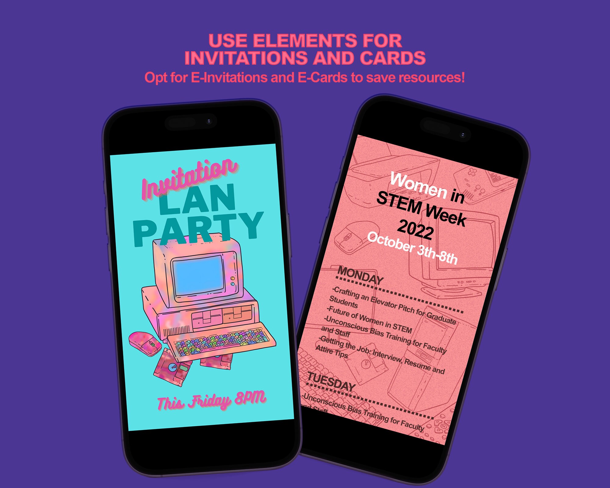 Retro Computer Clipart – 80s & 90s Digital Tech Graphics Set - Etsy