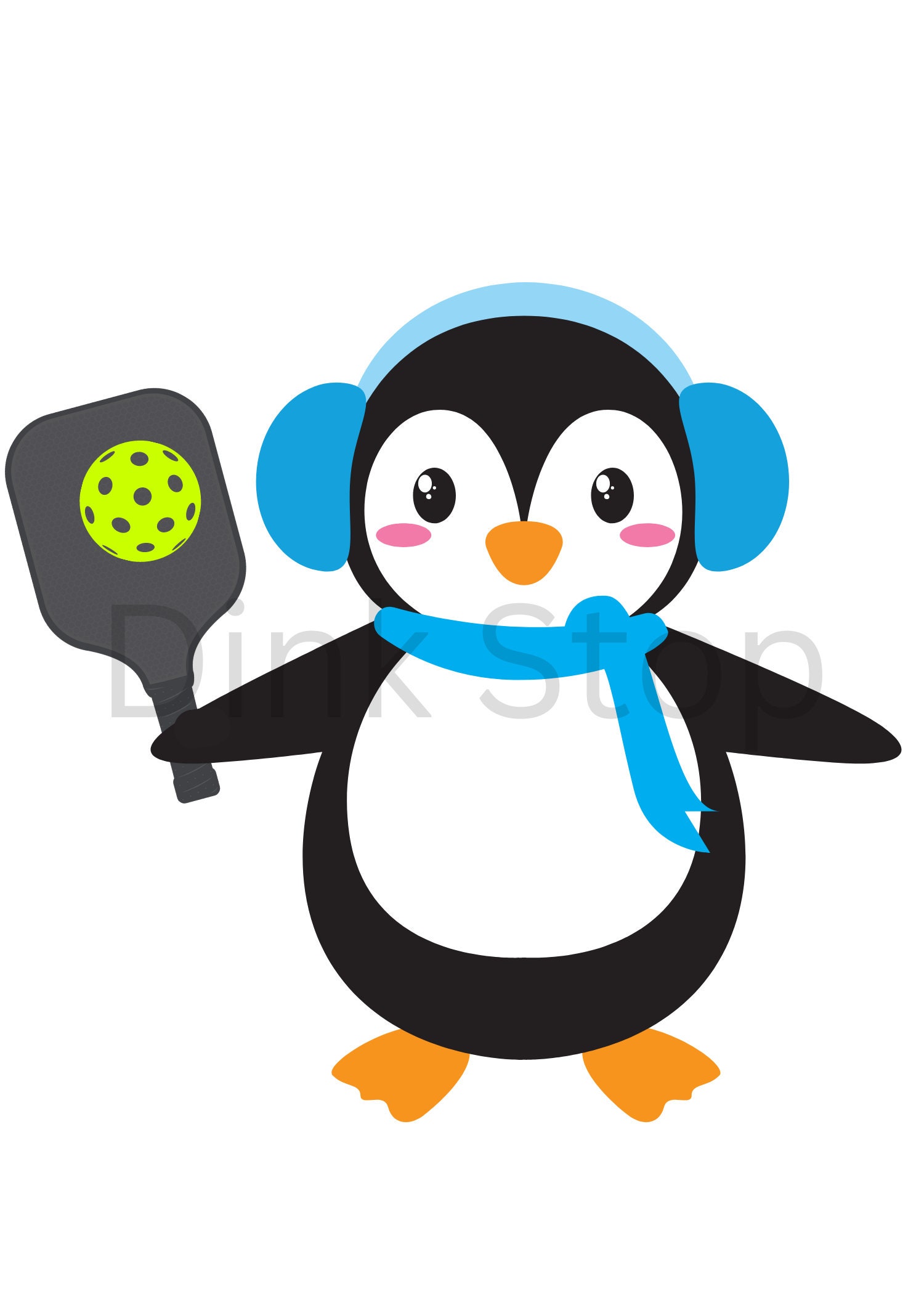 Pickleball Christmas Clipart Download | Winter Pickleball File ...