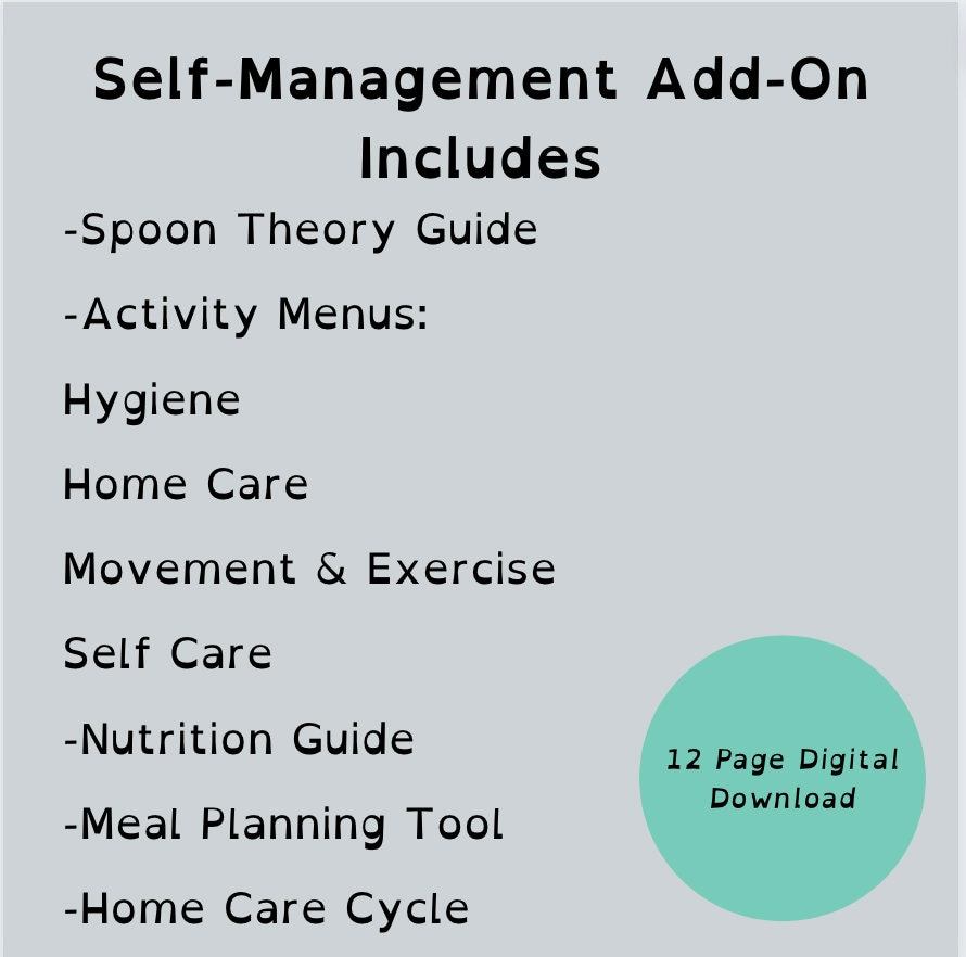 Self Management Packet Executive Functioning Toolbox Autism, ADHD ...