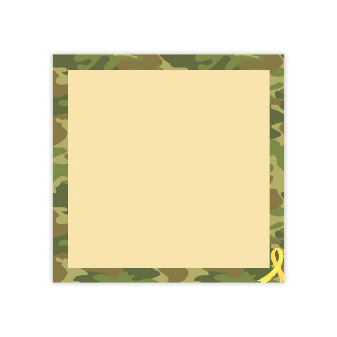 Army Camo Sticky Notes Note Pads - Etsy