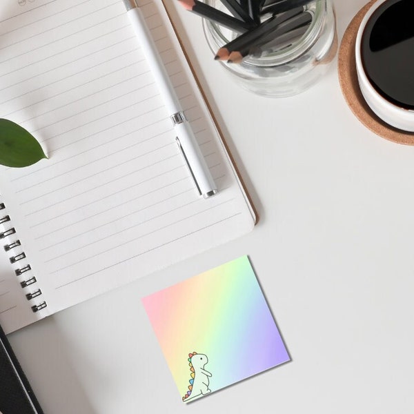 Dinosaur Sticky Notes - Etsy