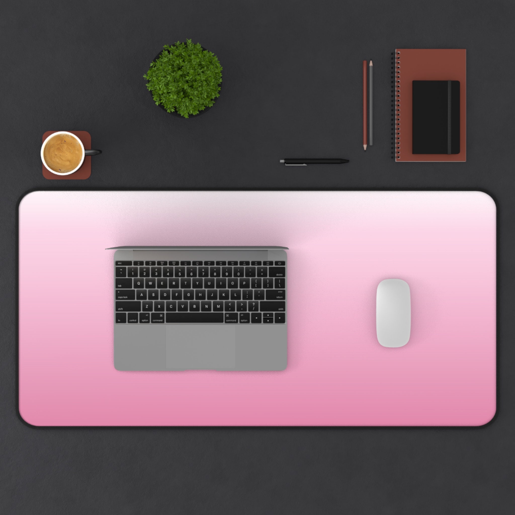 Pink Gradient Desk Mat - Etsy