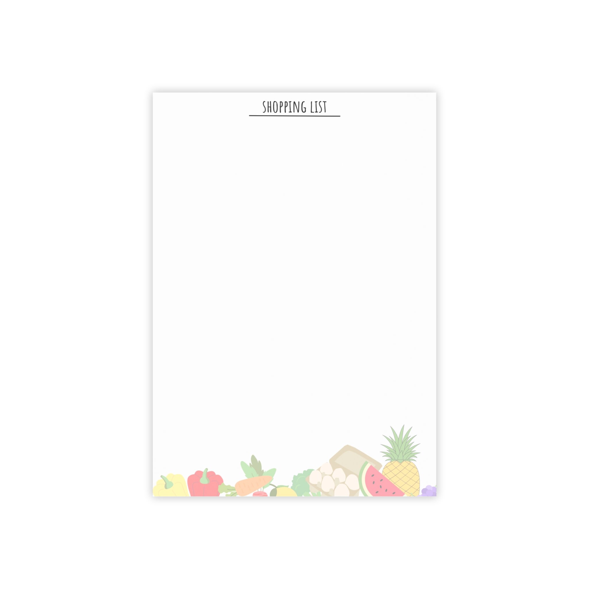 Grocery List Shopping Checklist Note Pad - Etsy