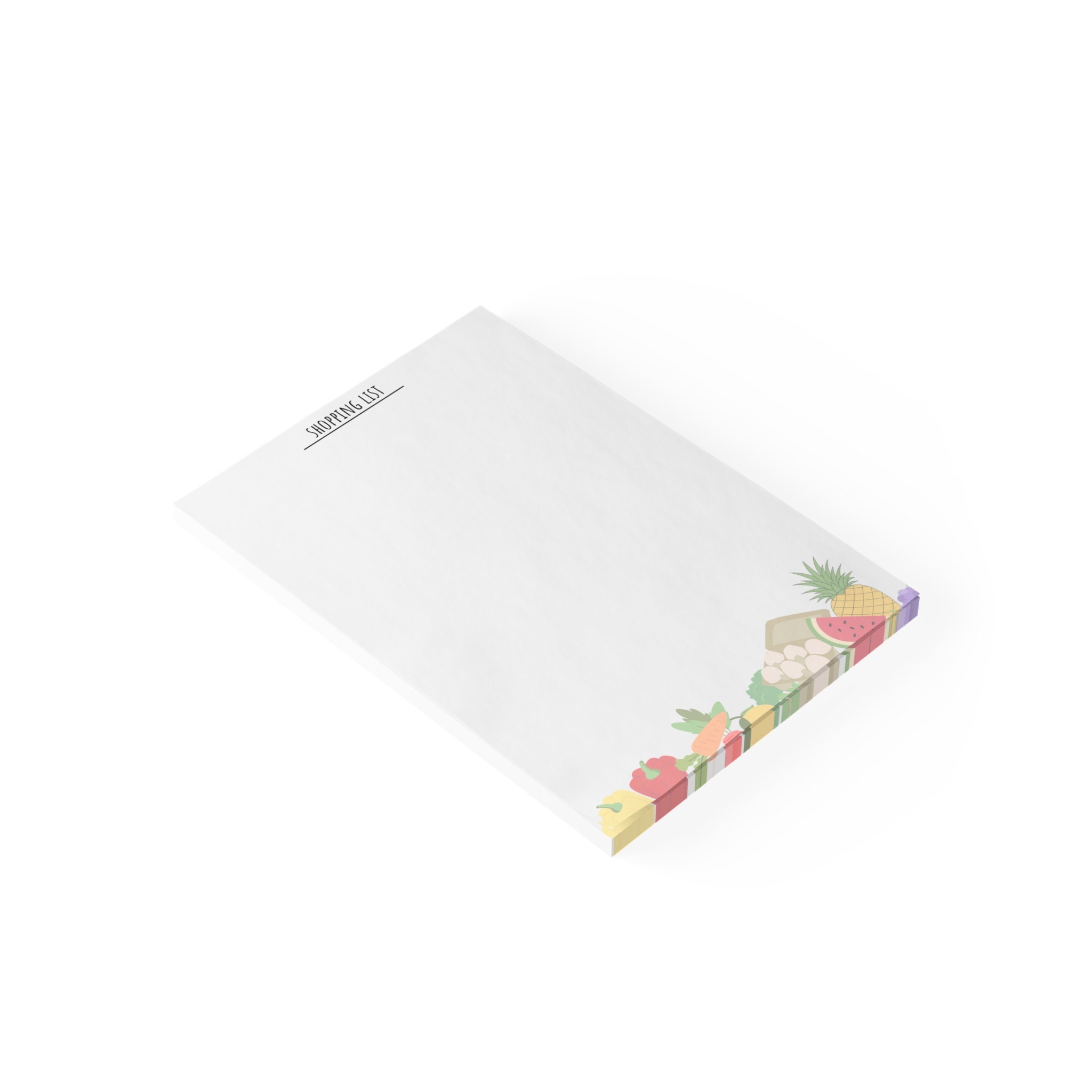 Grocery List Shopping Checklist Note Pad - Etsy
