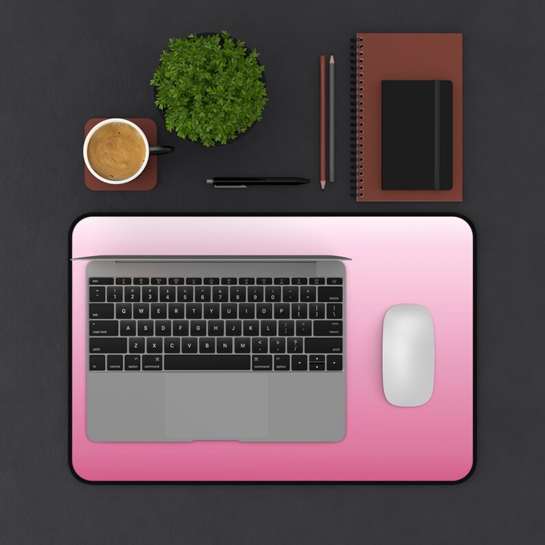 Pink Gradient Desk Mat - Etsy