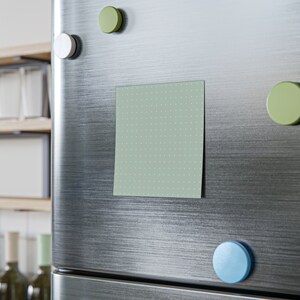Light Green Dotted Sticky Note Pad - Etsy