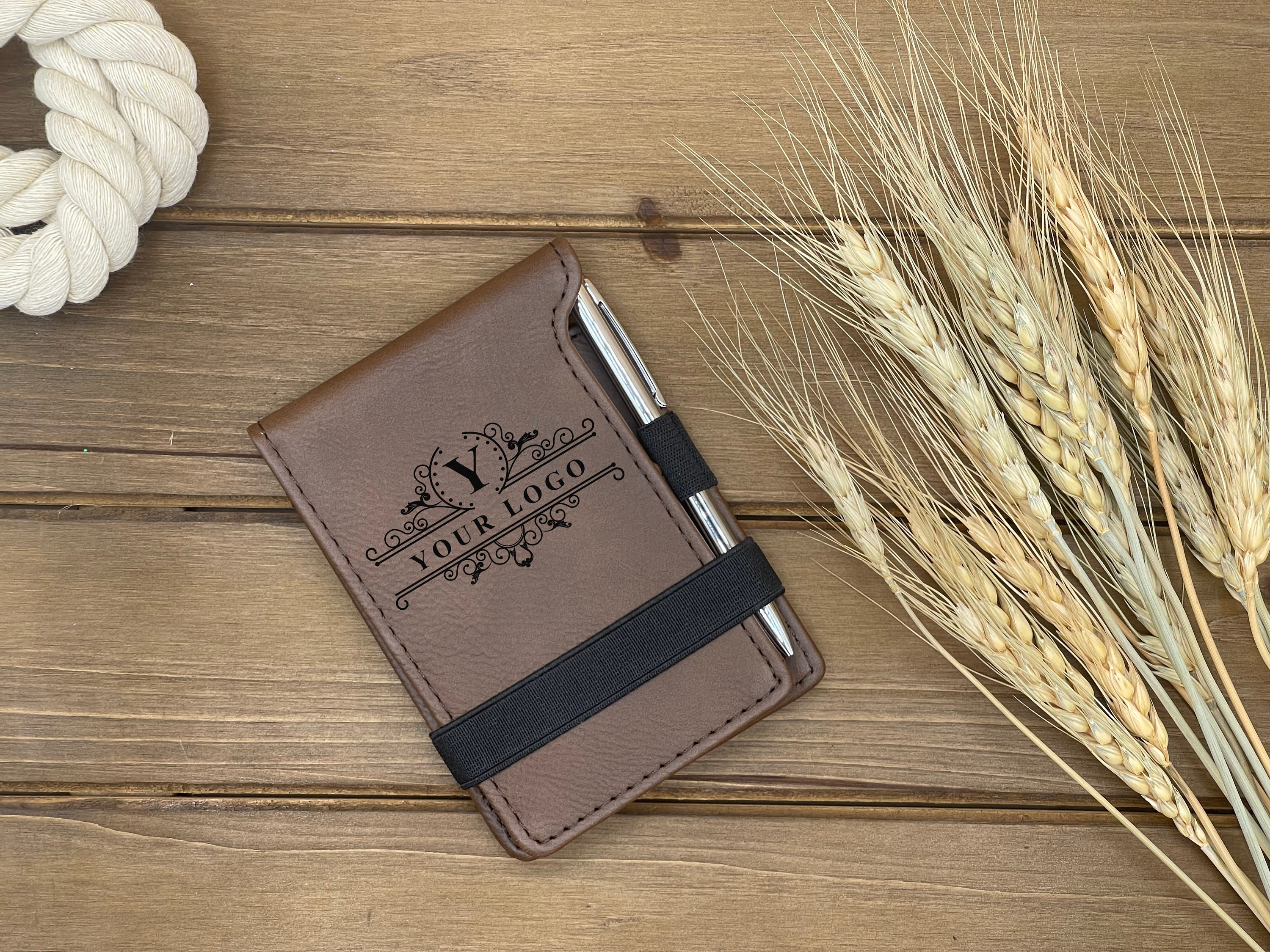 Personalized Engraved Mini Notepad, Custom Logo Engraved Family Name ...