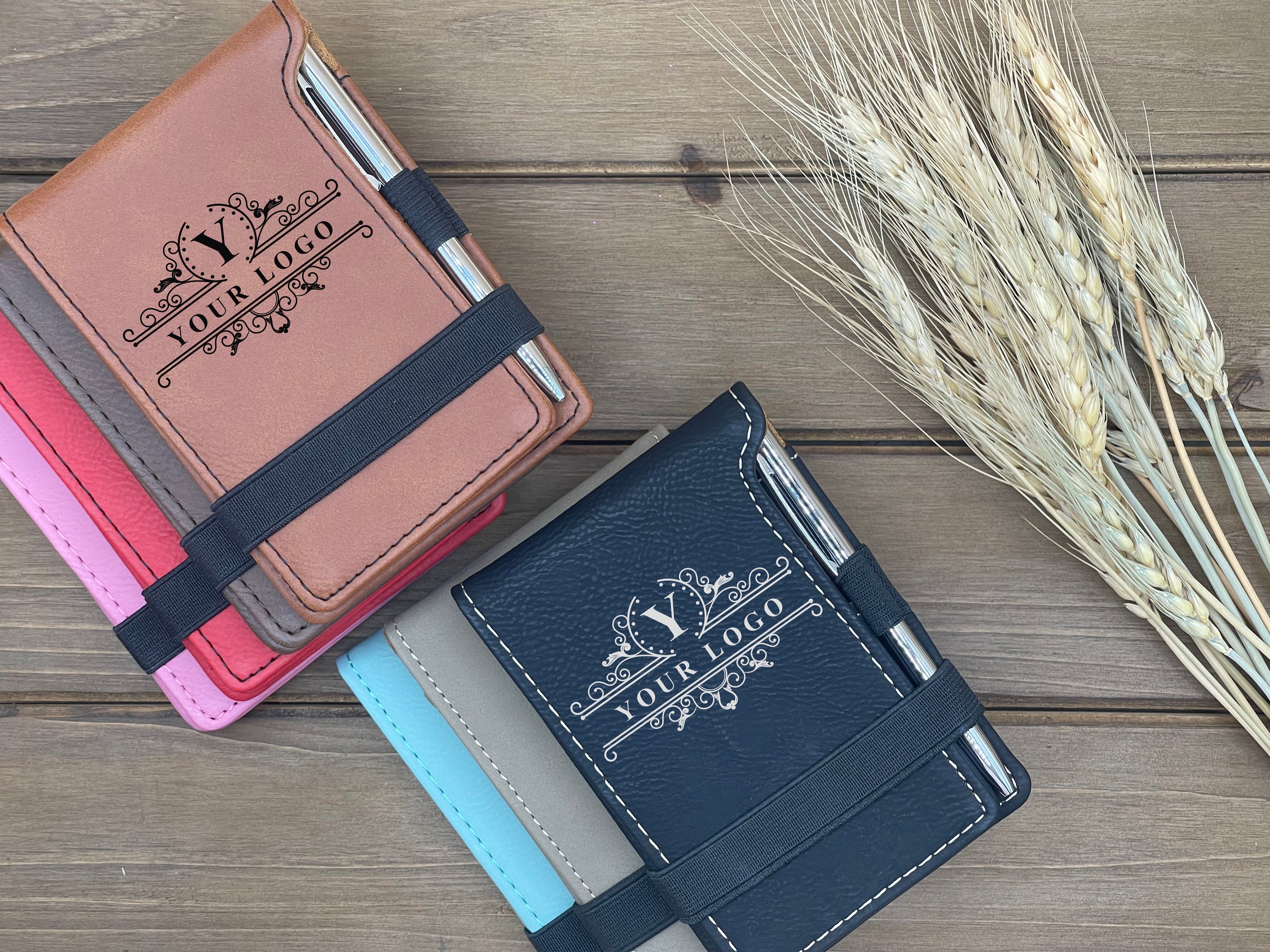 Personalized Engraved Mini Notepad, Custom Logo Engraved Family Name ...