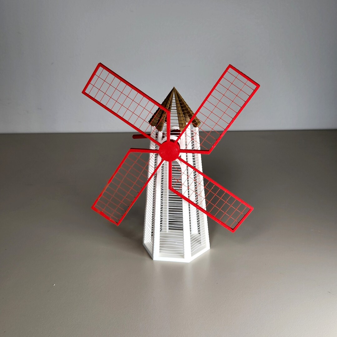 3d Printed Working Windmill Gift / Decoration - Etsy