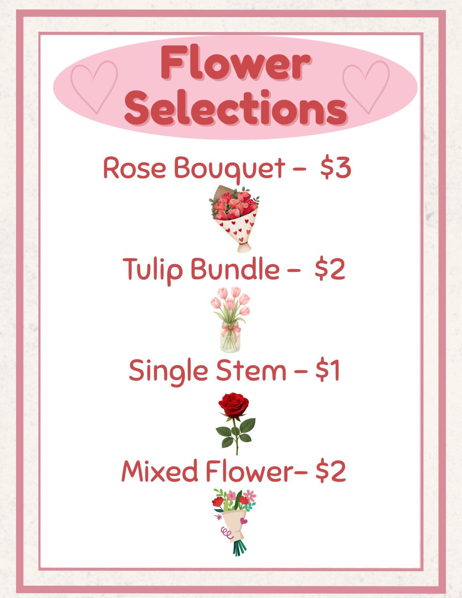 Valentine Flower Shop | Dramatic Play Printable (digital Download) - Etsy