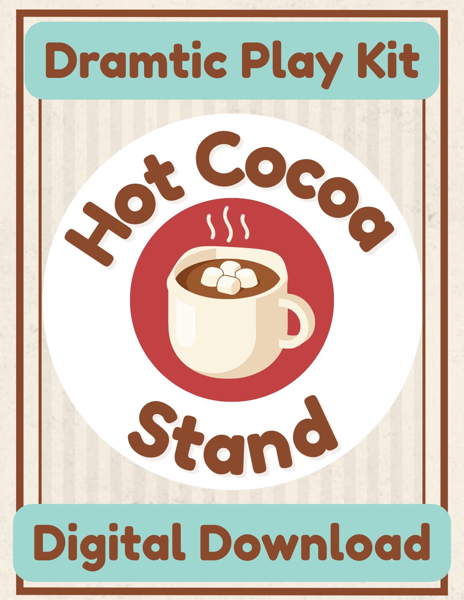 Hot Cocoa Stand | Dramatic Play Printables (digital Download) - Etsy