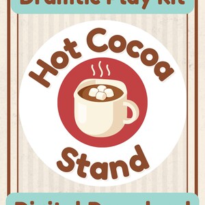 Hot Cocoa Stand | Dramatic Play Printables (digital Download) - Etsy
