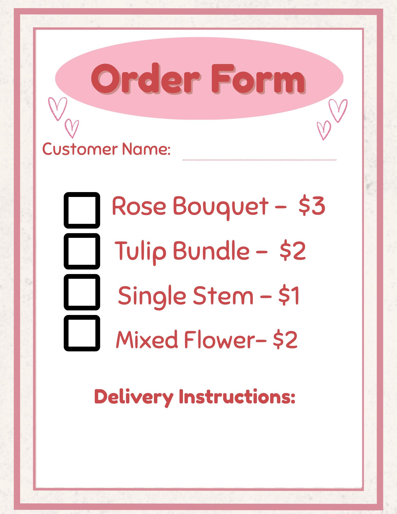 Valentine Flower Shop | Dramatic Play Printable (digital Download) - Etsy