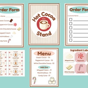 Hot Cocoa Stand | Dramatic Play Printables (digital Download) - Etsy