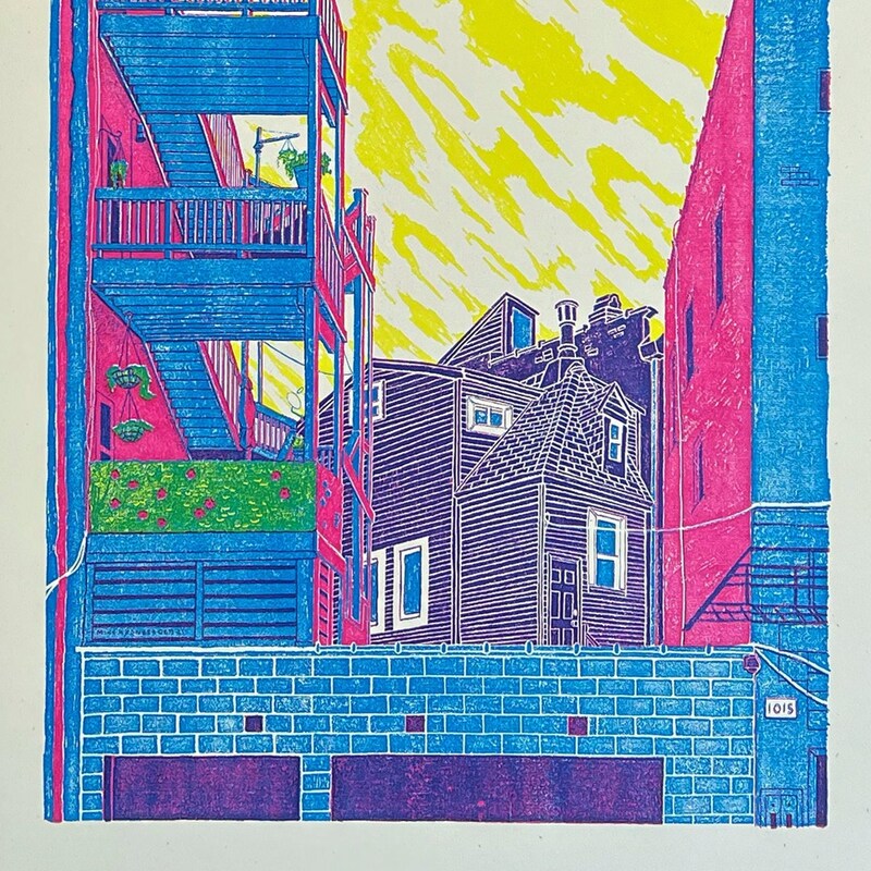 Modern Screenprint - Etsy