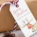 Red Nose Reindeer Gift Tag Reindeer Gift Tag Editable Gift Tag - Etsy