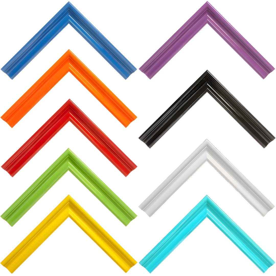 Custom Frames for Pictures With Glass & Mat, Picture Frames for Poster ...