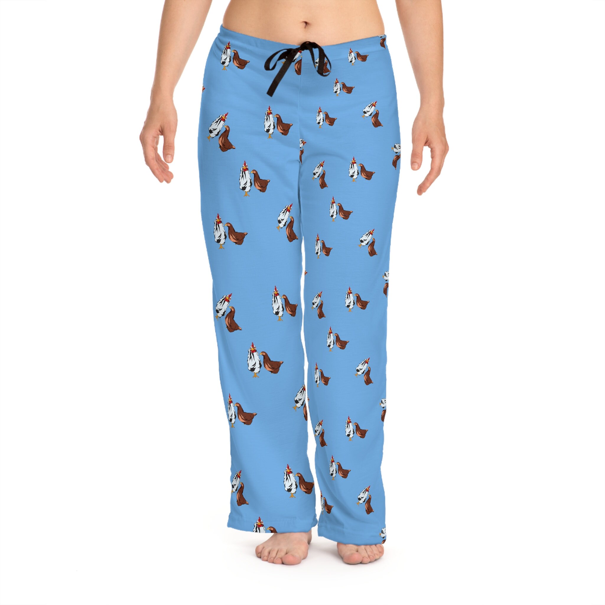 Funny Chicken Lovers Pajama Pants Chicken Gift Love My Chicken Women's ...