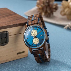 ENGRAVED WATCH for Men - First Fathers Day Gift - Birthday Gift ...