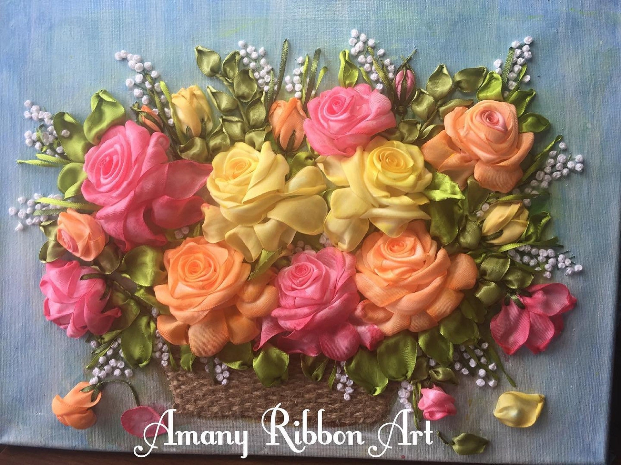 Rose And Ribbon Drawings