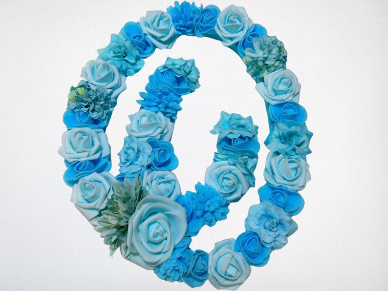 Flower Letters, Nursery Name Sign, Wall Art, Flower Letter Names ...