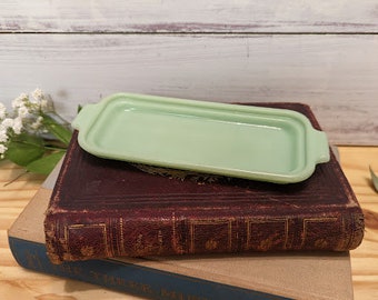 Jadeite Fire King Butter Dish - Etsy