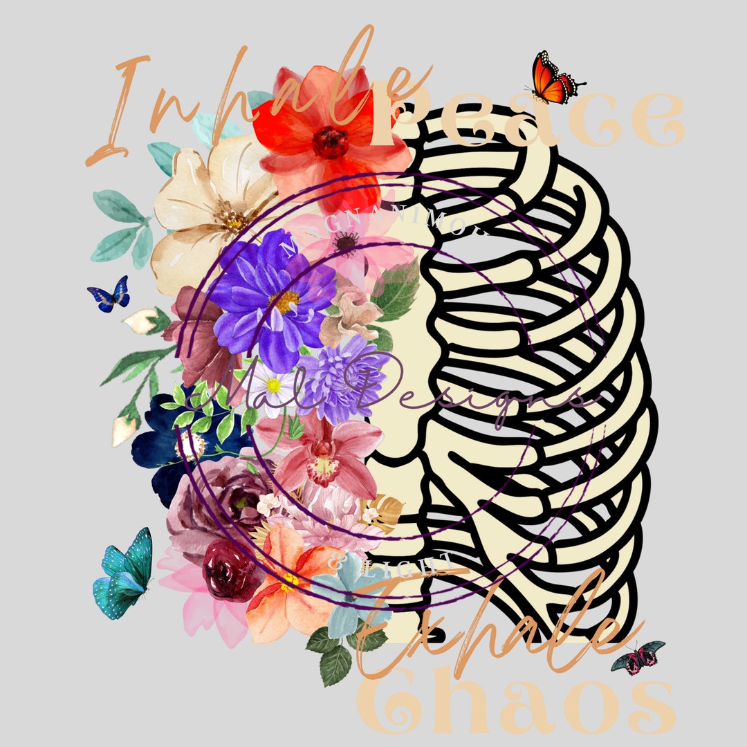 Inhale Peace Exhale Chaos - Etsy