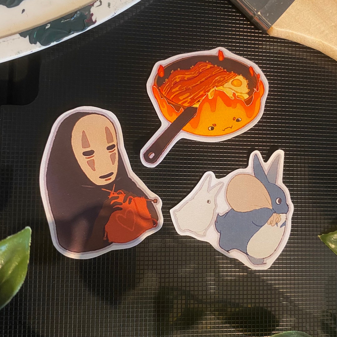 Studio Ghibli Chibi Stickers for Scrapbooking, Decor and Crafts, No ...