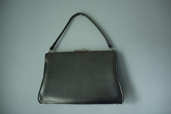 Vintage Vinyl Handbag - Etsy