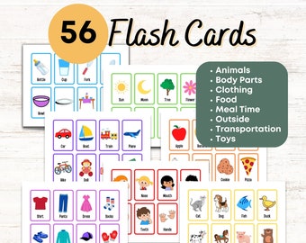 Digital Flash Cards - Etsy