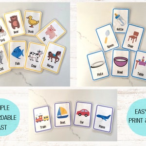 Printable Flashcards for Preschool and Pre-k | Flash Cards for Toddlers ...