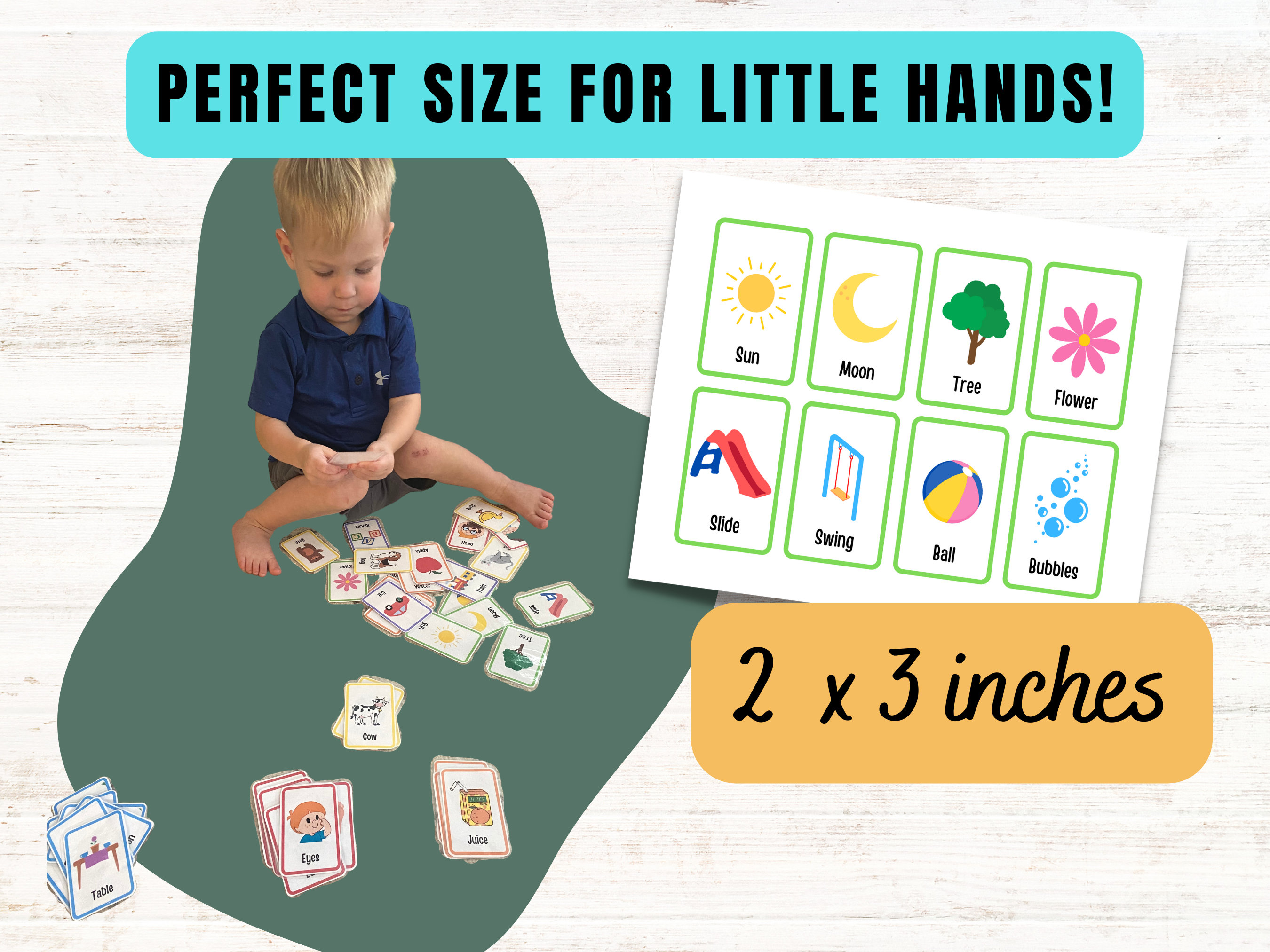 Printable Flashcards for Preschool and Pre-k | Flash Cards for Toddlers ...